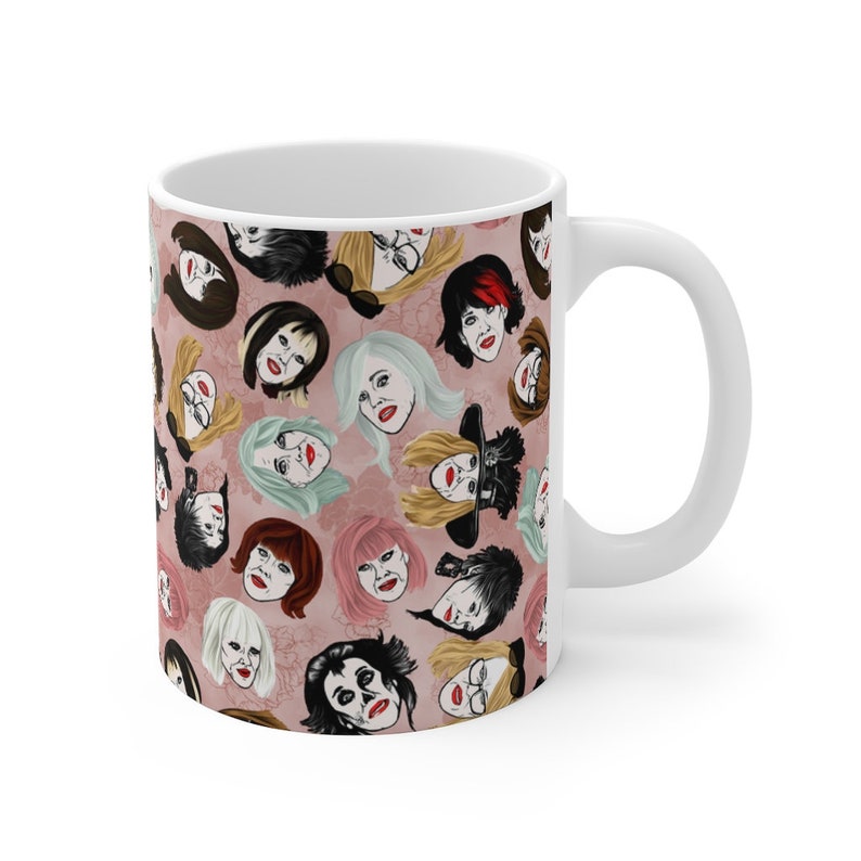 Moira & Her Girls Mug 11oz rose Gray - Etsy