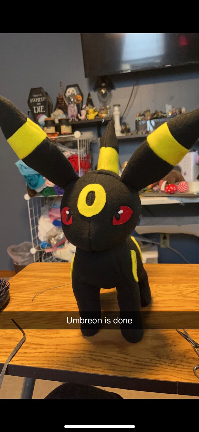 Umbreon Pokemon Standing Plushie - Etsy