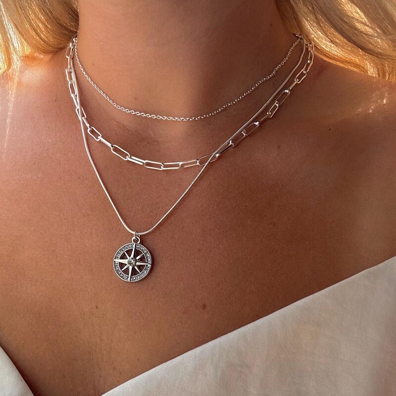 Multi Chain Necklace - Etsy