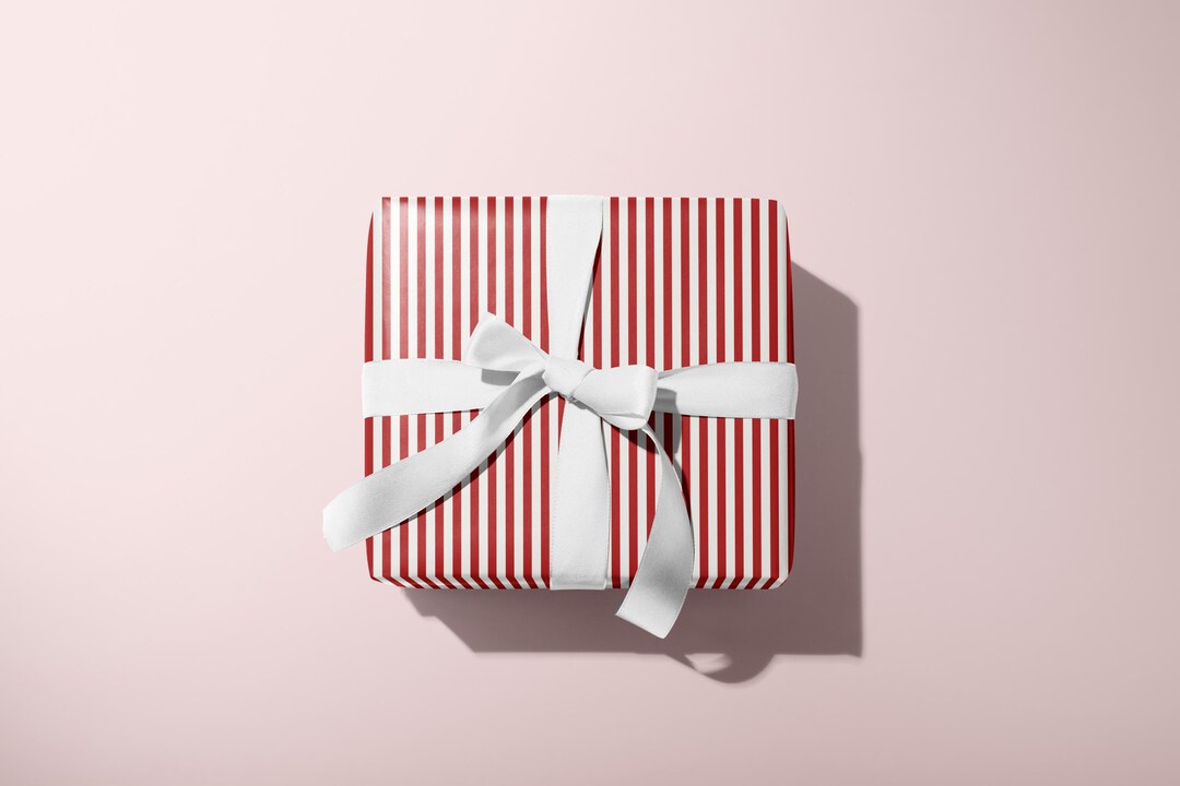 Candy Stripe Wrapping Paper - Etsy