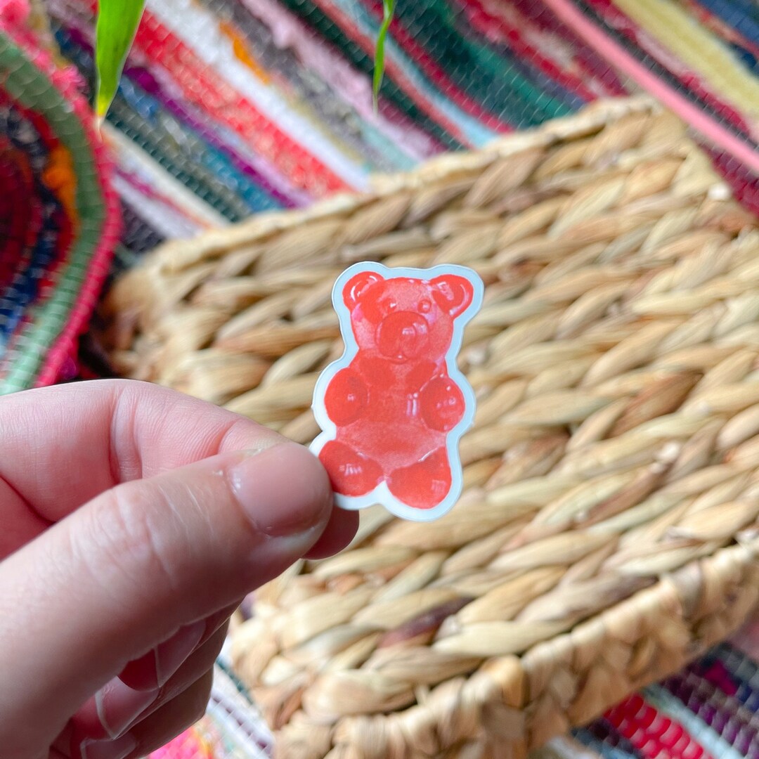 Gummy Bear Sticker - Etsy