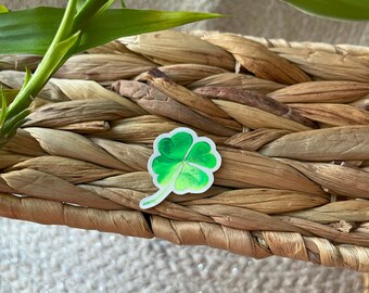 Lucky Charm on Demand, Four-leaf Clover Sticker, Bring Irish Luck Home ...