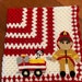 Firefighter and Fire Truck Granny Square Baby Blanket/nursery - Etsy