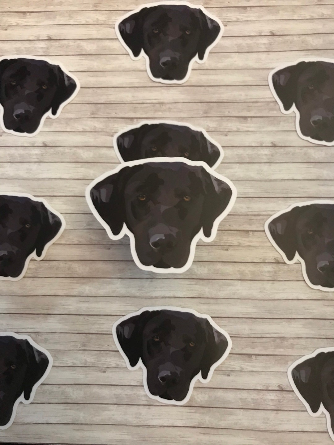 Black Lab Sticker Lab Stickers Labrador Retriever Dog Breed Stickers ...
