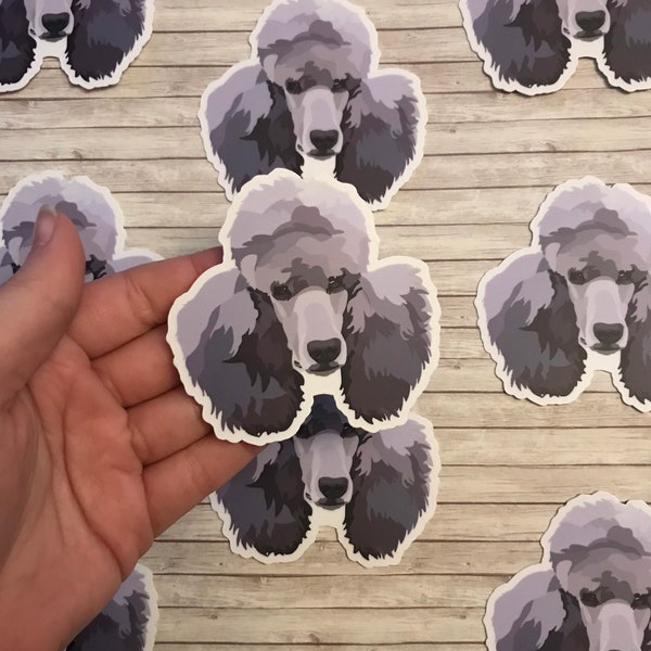 Poodle Sticker - Etsy