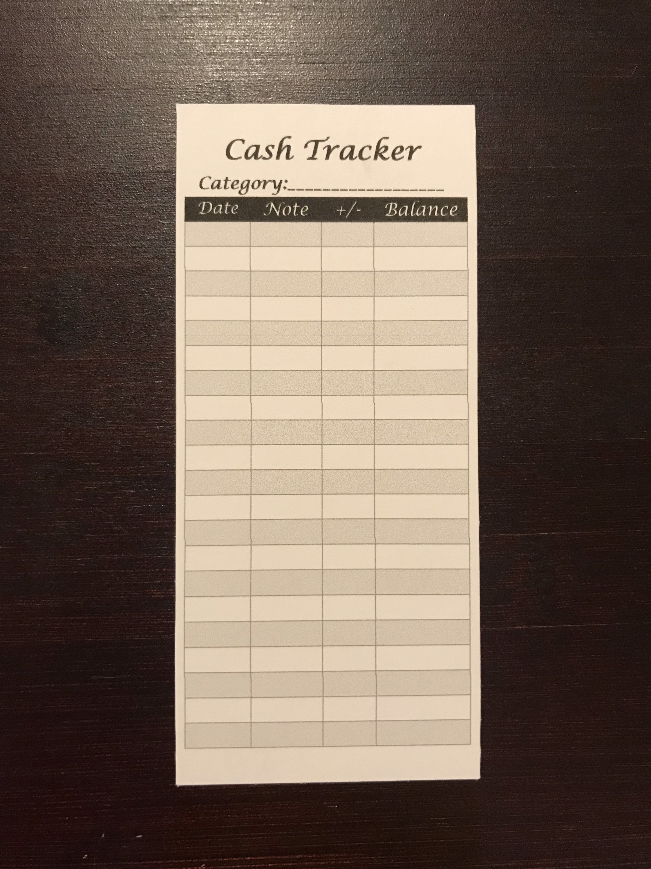 Watercolor Cash Tracker Cash Envelope Tracker Money - Etsy