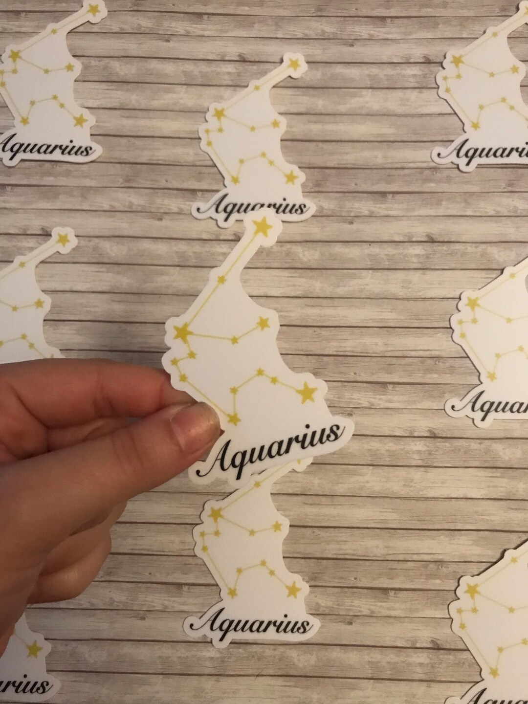 Aquarius Constellation Sticker Aquarius Sticker Zodiac Stickers ...