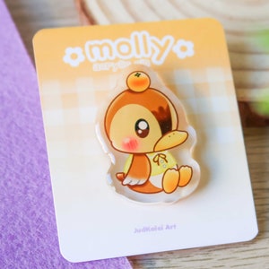 Animal Crossing Pin ACNH Molly the Duck New Horizons Animal Villagers ...
