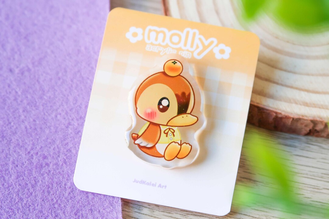 Animal Crossing Pin ACNH Molly the Duck New Horizons Animal Villagers ...