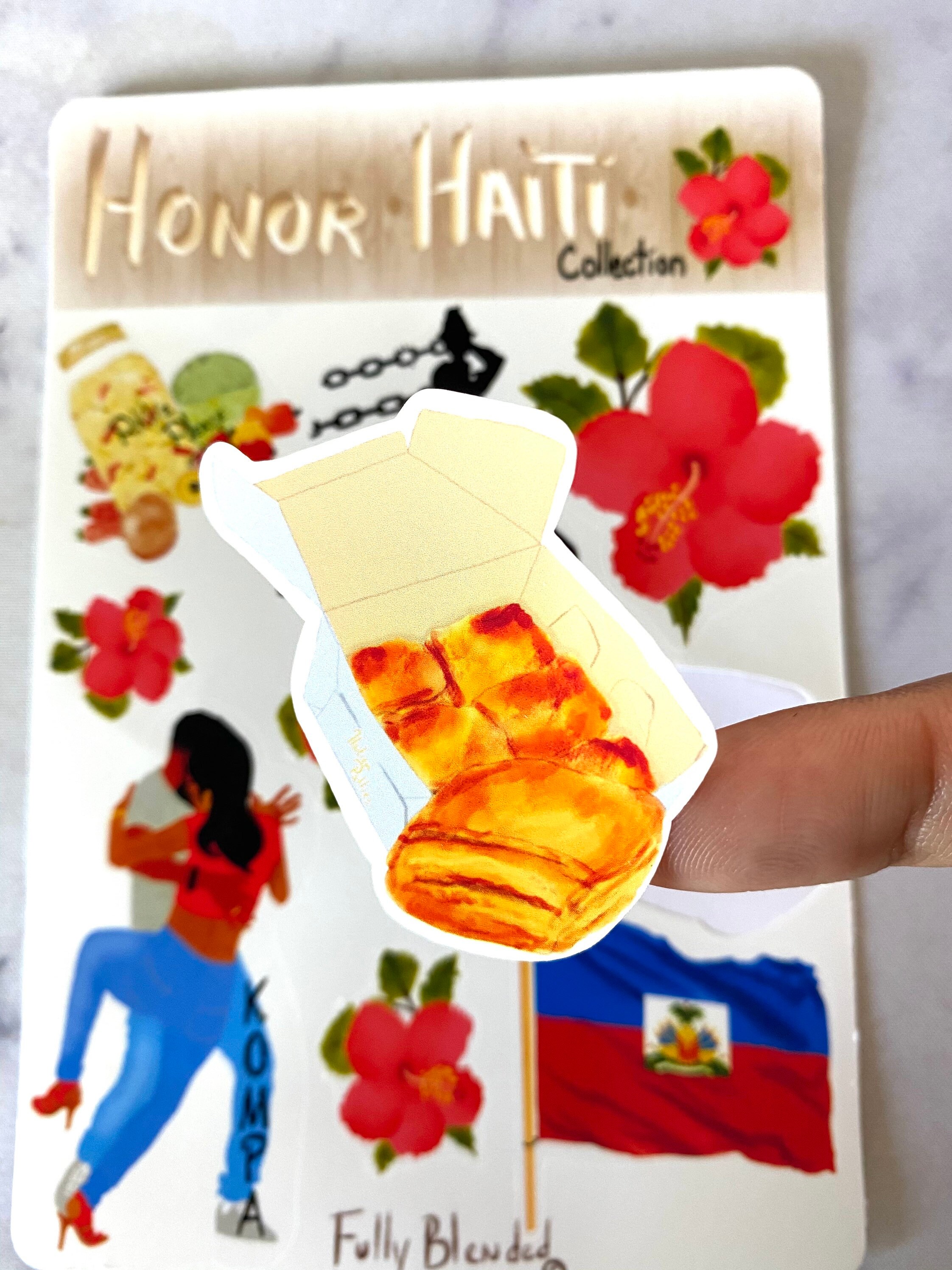 Honor Haiti Sticker Sheet, Bullet Journal Stickers, Planner Stickers ...