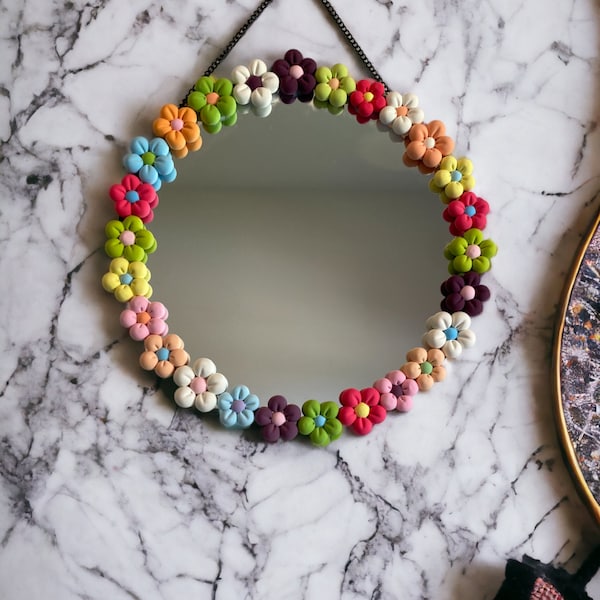 Flower Mirror - Etsy