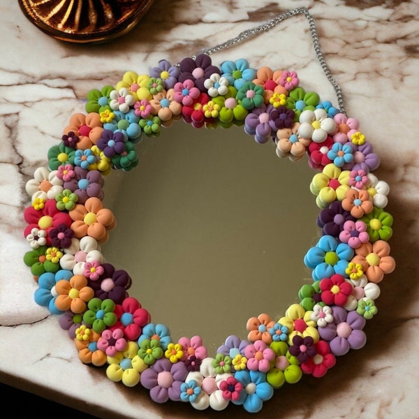 Flower Mirror - Etsy