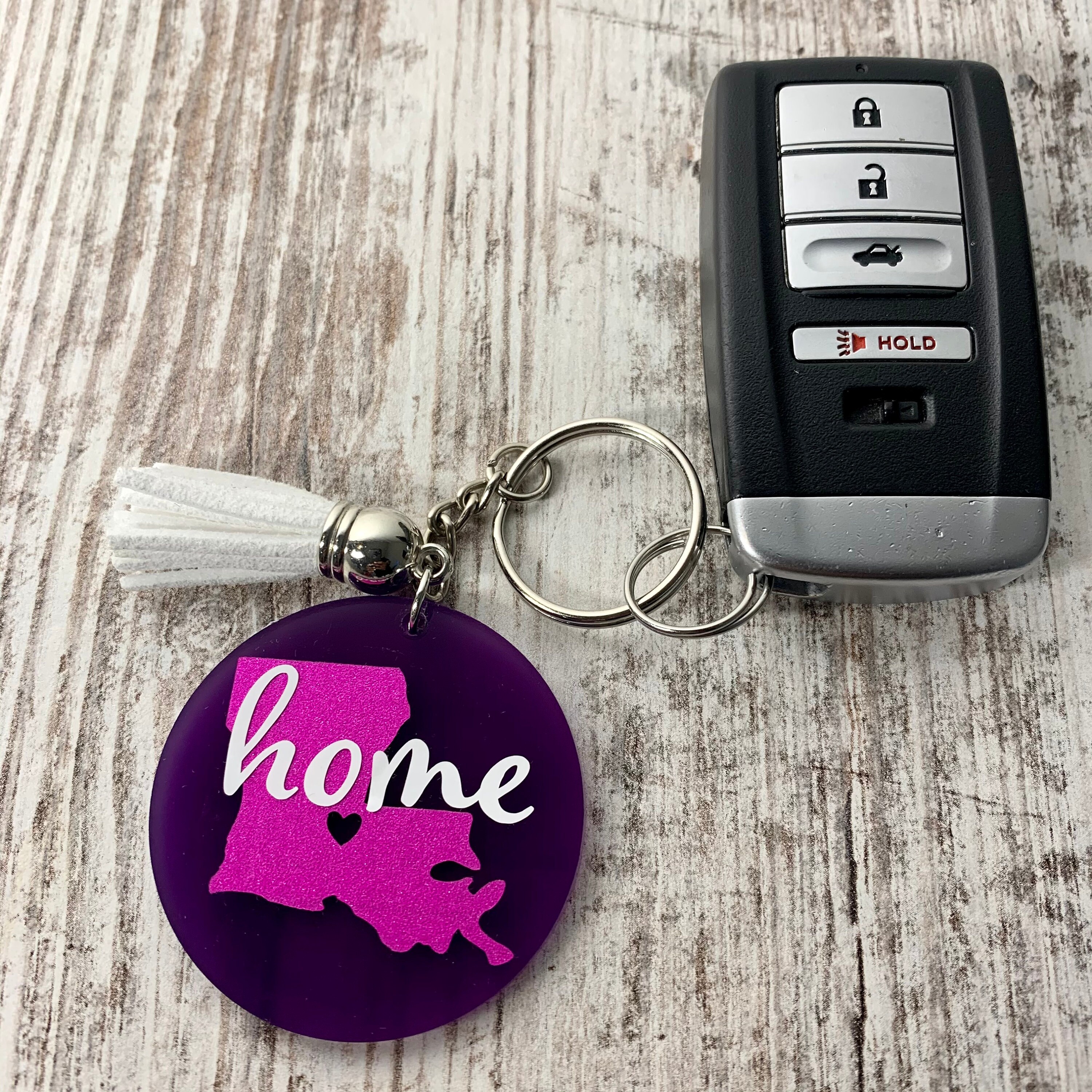 Personalized Louisiana State Keychain Customized Keychain - Etsy