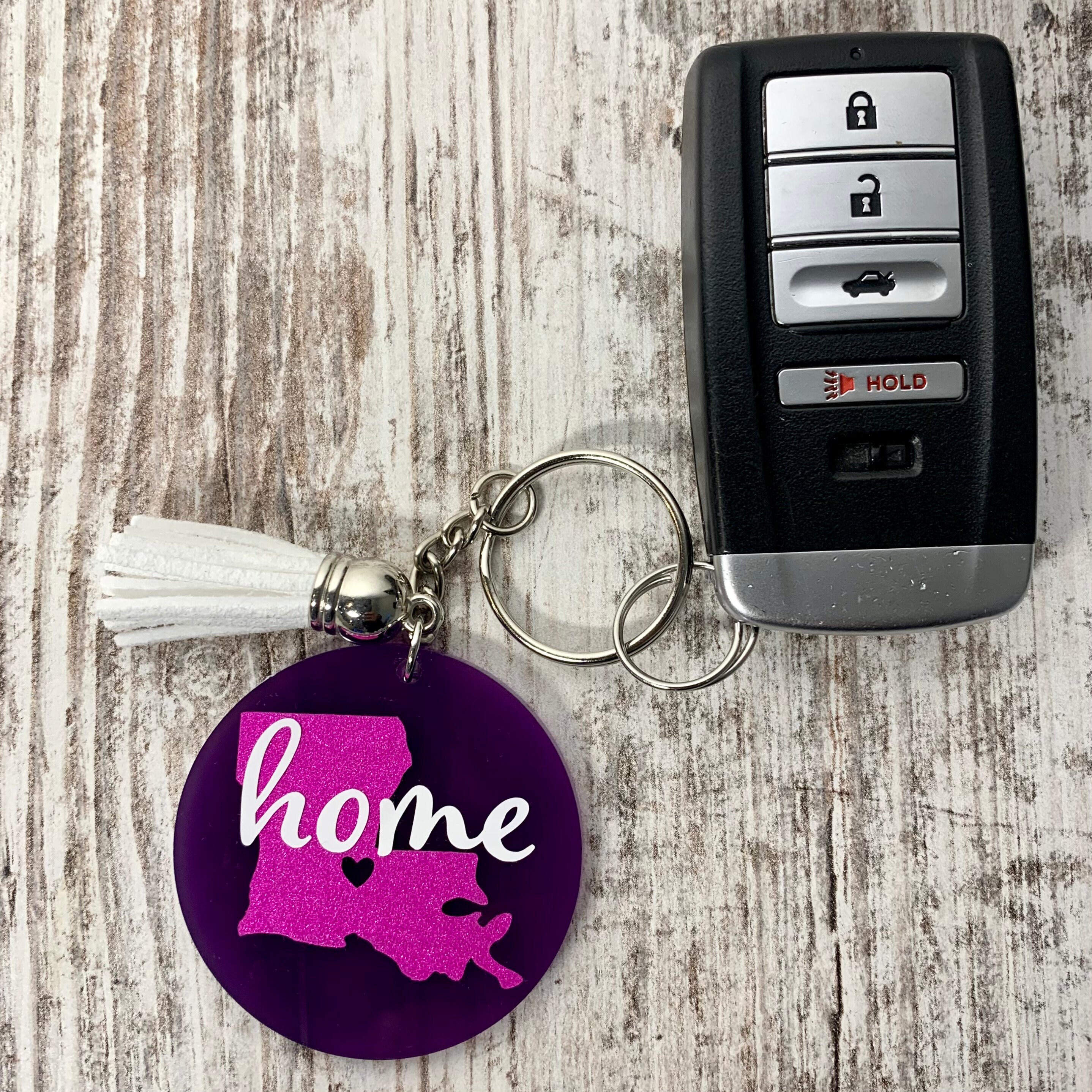 Personalized Louisiana State Keychain Customized Keychain - Etsy