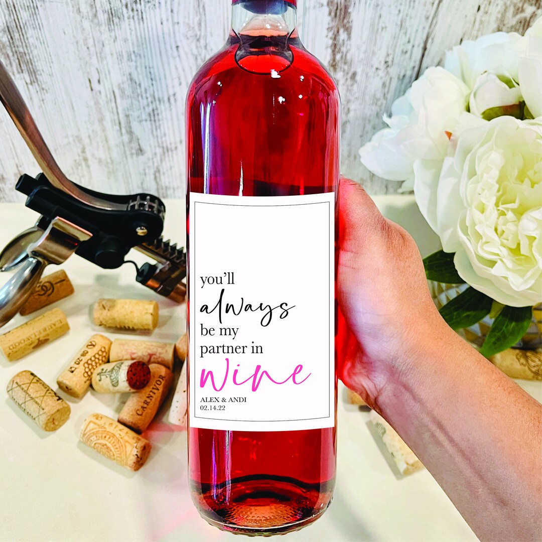 Custom Wine Bottle Label Partner in Wine water Resistant Wine ...