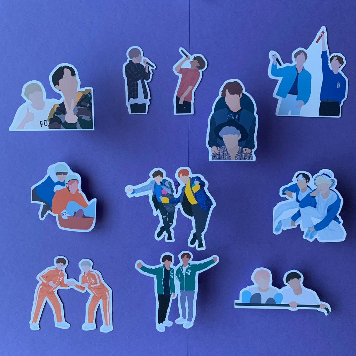 Sope BTS Sticker Pack Suga and Jhope Otsukare and Other | Etsy