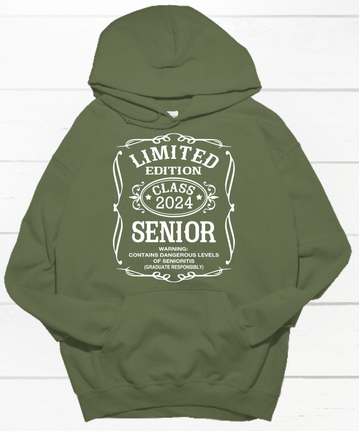 Limited Edition Class of 2024 Senior Hoodie, Graduation Gift, Class of ...