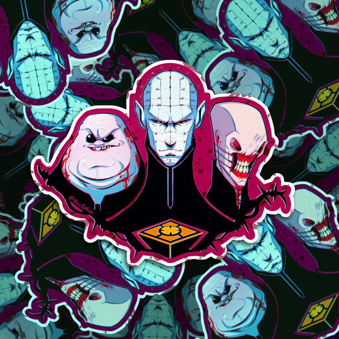 Hellraiser Cenobite Pinhead Vinyl Sticker - Etsy