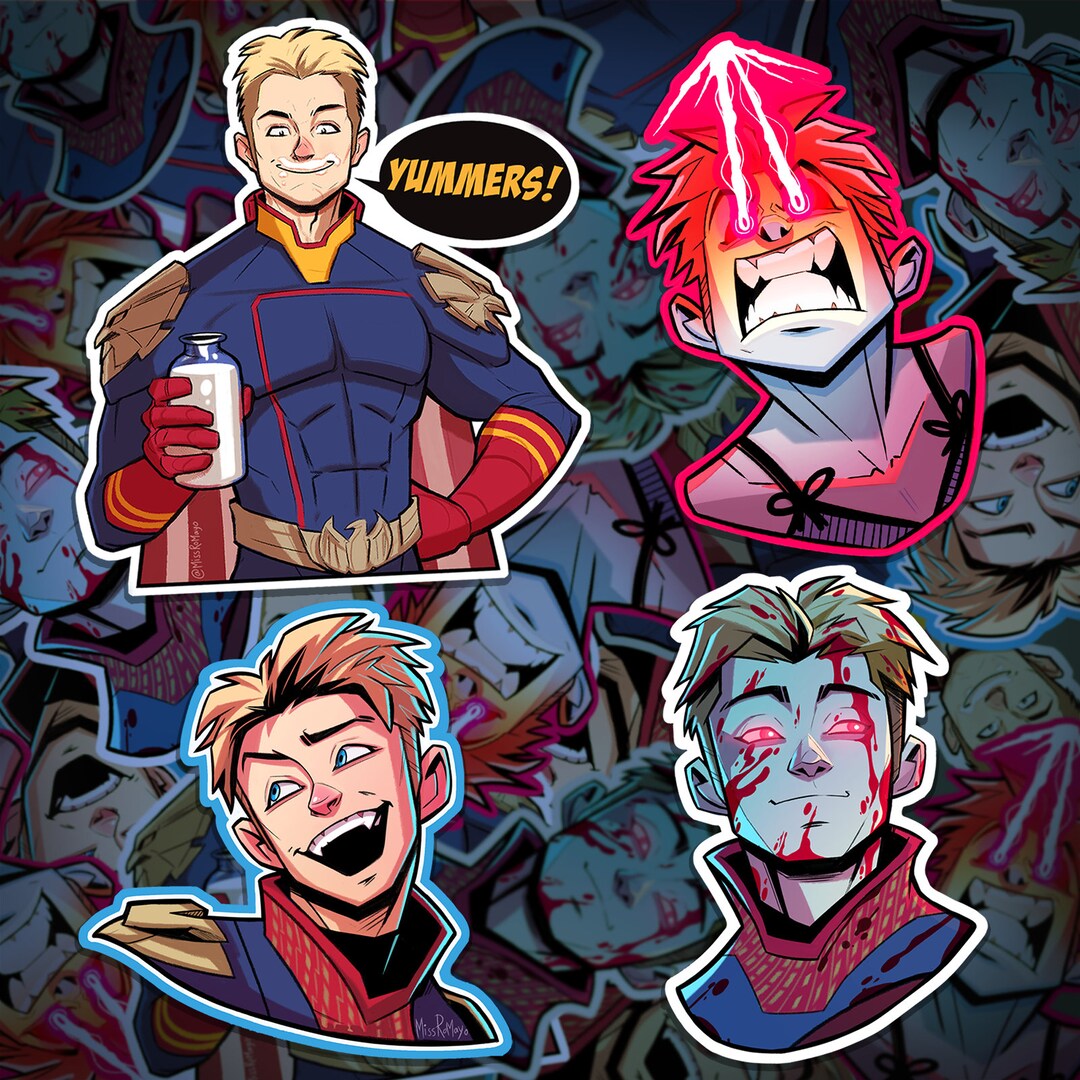 Homelander Sticker Set Stickers the Boys - Etsy