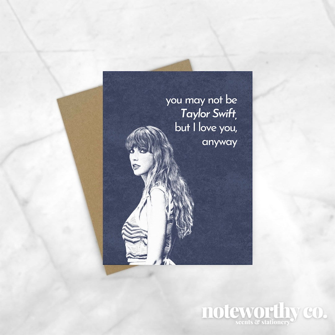 Taylor Swift Greeting Card Custom Printing Midnights Eras - Etsy