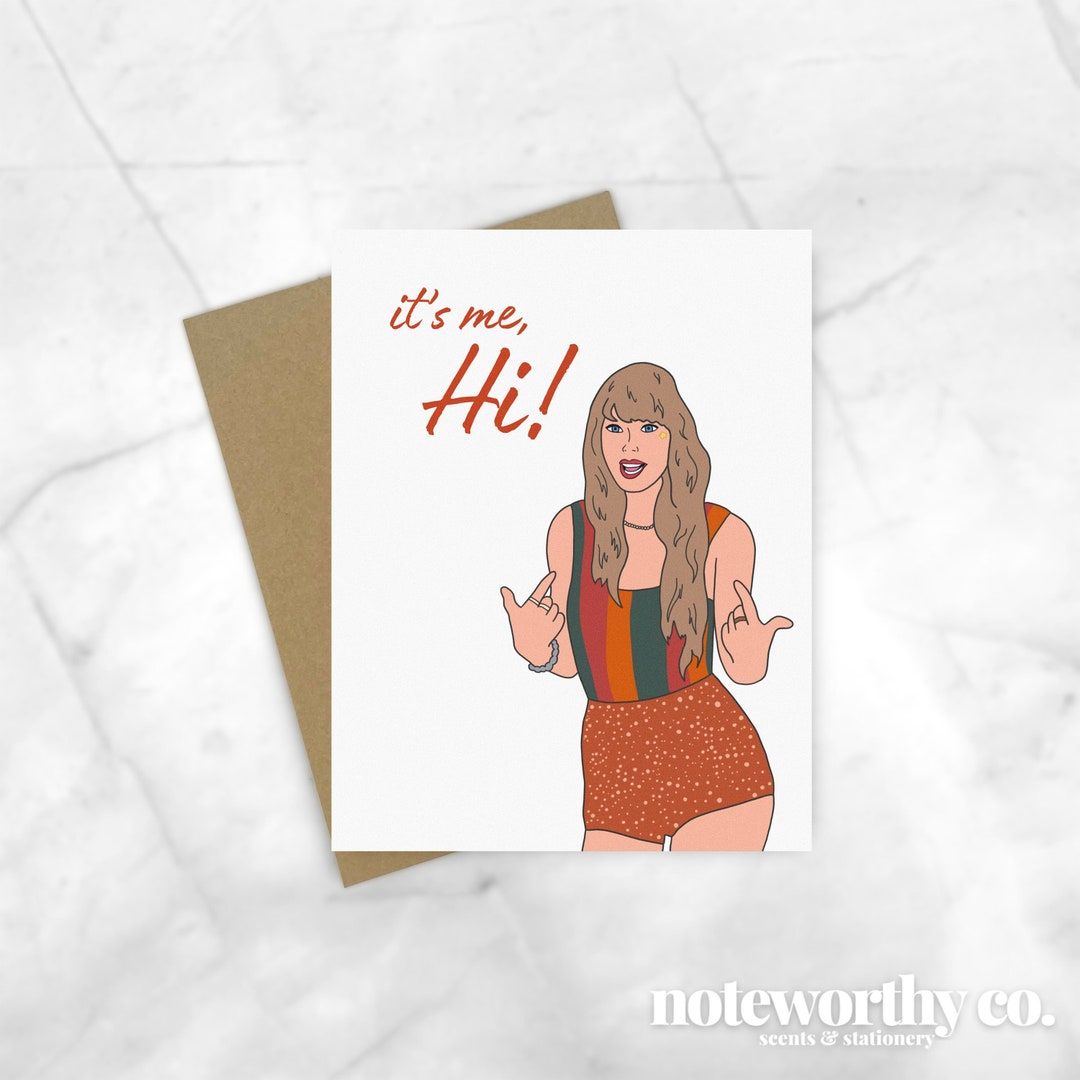Taylor Swift Greeting Card Custom Printing Midnights, Eras Tour, Anti ...