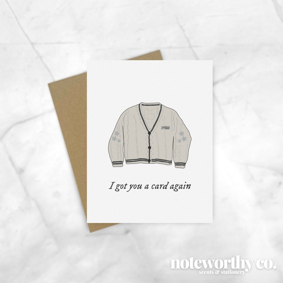 I Got You a Card Again Custom Printing Taylor Swift - Etsy