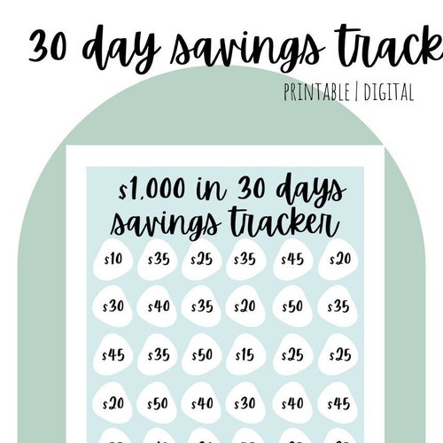 Printable Editable Budget Tracker Savings Tracker Digital - Etsy UK