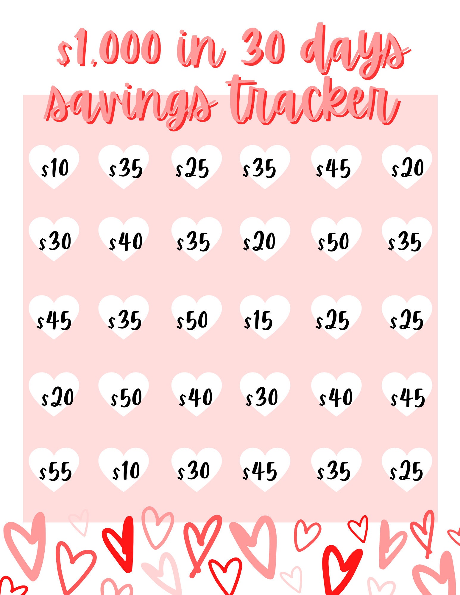 Printable Budget Tracker Printable Savings Tracker Digital - Etsy Canada