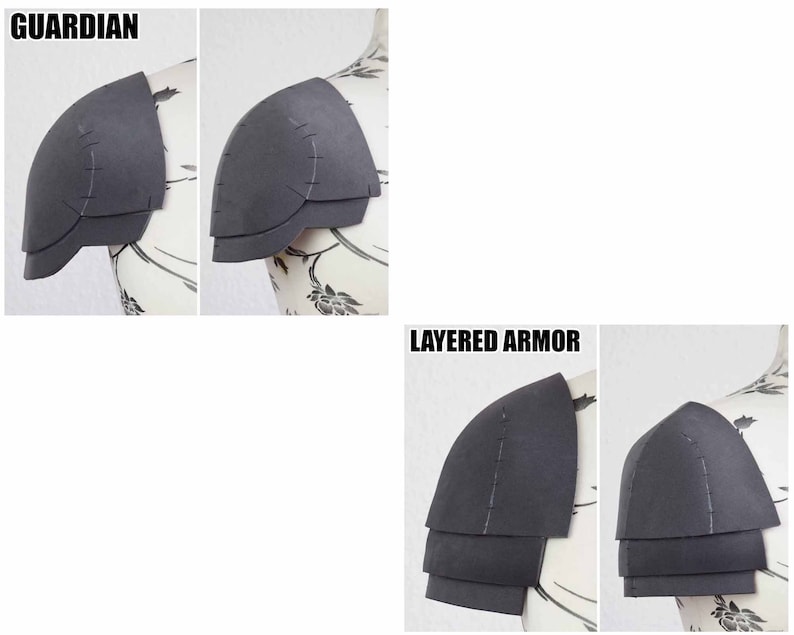 Shoulder / Pauldron Armor Pattern Collection 1&2: Fantasy, Medieval ...