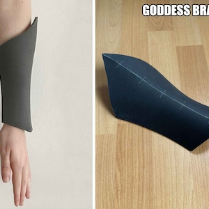 DIY Foam Bracer Armor Pattern, Arm Armor Template, Cosplay Arm Pattern ...