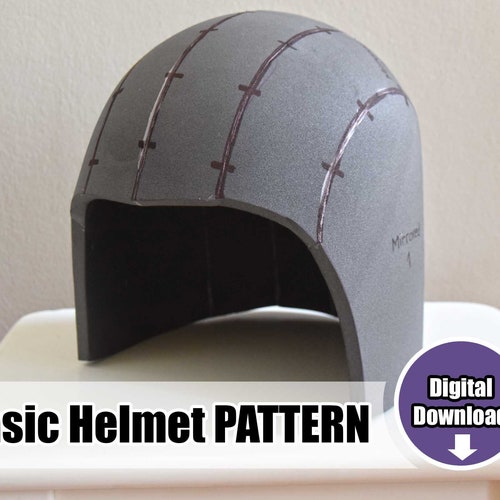 DIY Basic Helmet Pattern / Larp Pattern / Medieval Pattern/ - Etsy