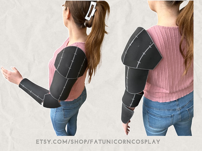 Beginner Complete Arm Armor EVA Foam Patterns | Fantasy Cosplay & LARP ...