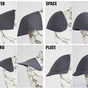 Shoulder / Pauldron Armor Pattern Collection 1&2: Fantasy, Medieval, EVA Foam Template for ...