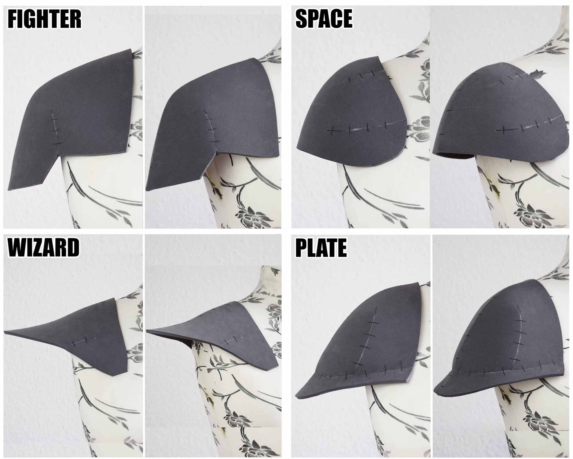 Shoulder / Pauldron Armor Pattern Collection 1&2: Fantasy - Etsy Canada