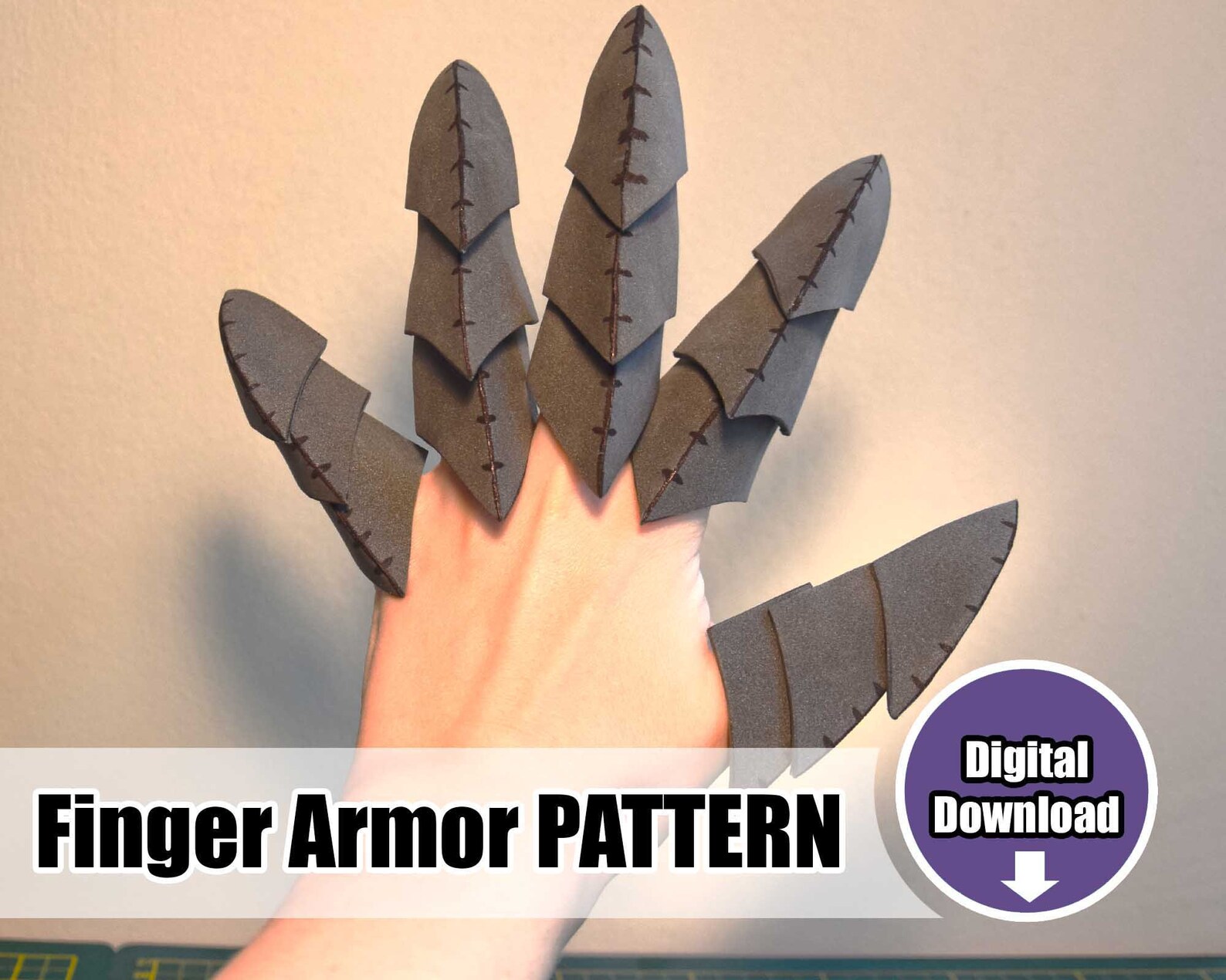 DIY Foam Claws Pattern / Finger Armor / Cosplay Armor / - Etsy UK