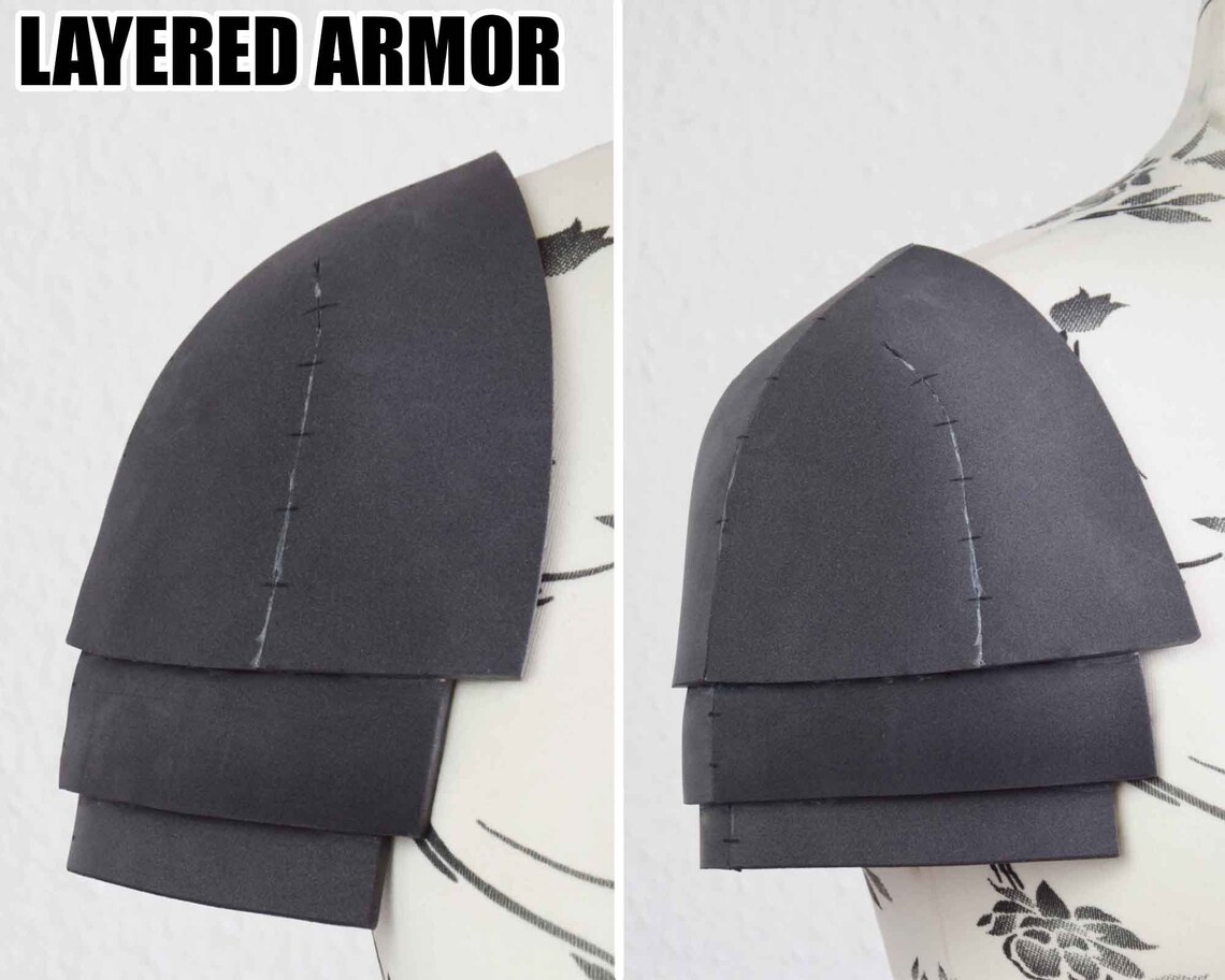 Shoulder / Pauldron Armor Patterns: Fantasy Medieval EVA - Etsy