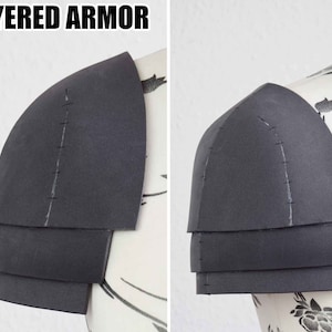 Shoulder / Pauldron Armor Patterns: Fantasy, Medieval, EVA Foam ...