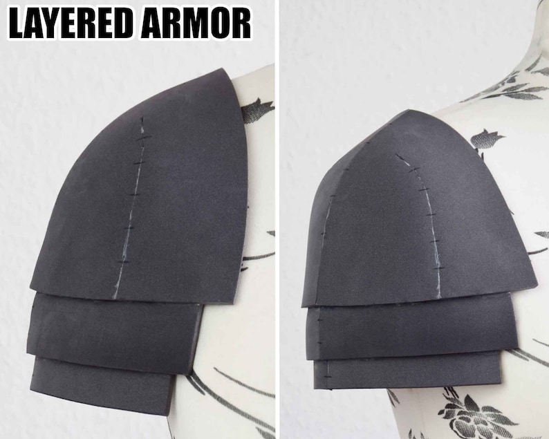 Shoulder / Pauldron Armor Patterns: Fantasy Medieval EVA - Etsy