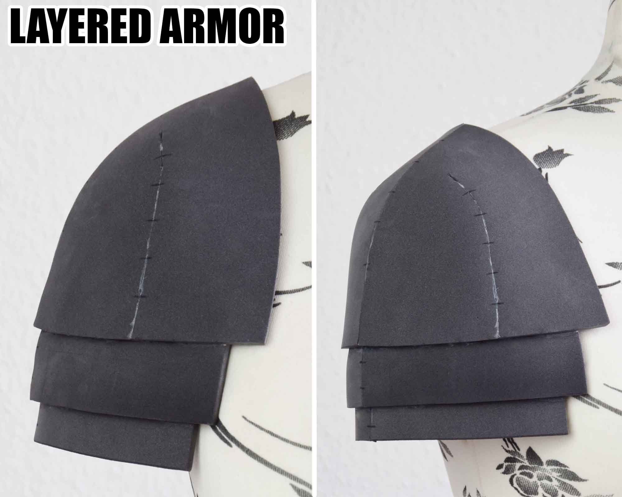Shoulder / Pauldron Armor Patterns: Fantasy Medieval EVA - Etsy