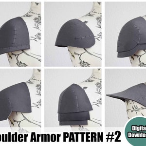 Shoulder / Pauldron Armor Patterns: Fantasy Medieval EVA - Etsy