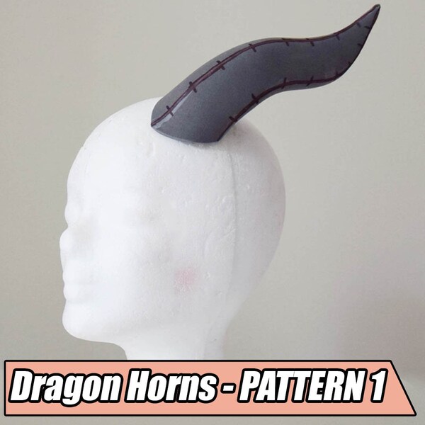 Dragon Horns Foam Pattern - Etsy