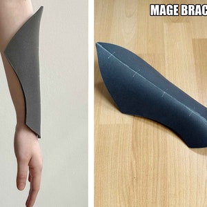 DIY Foam Bracer Armor Pattern, Arm Armor Template, Cosplay Arm Pattern ...