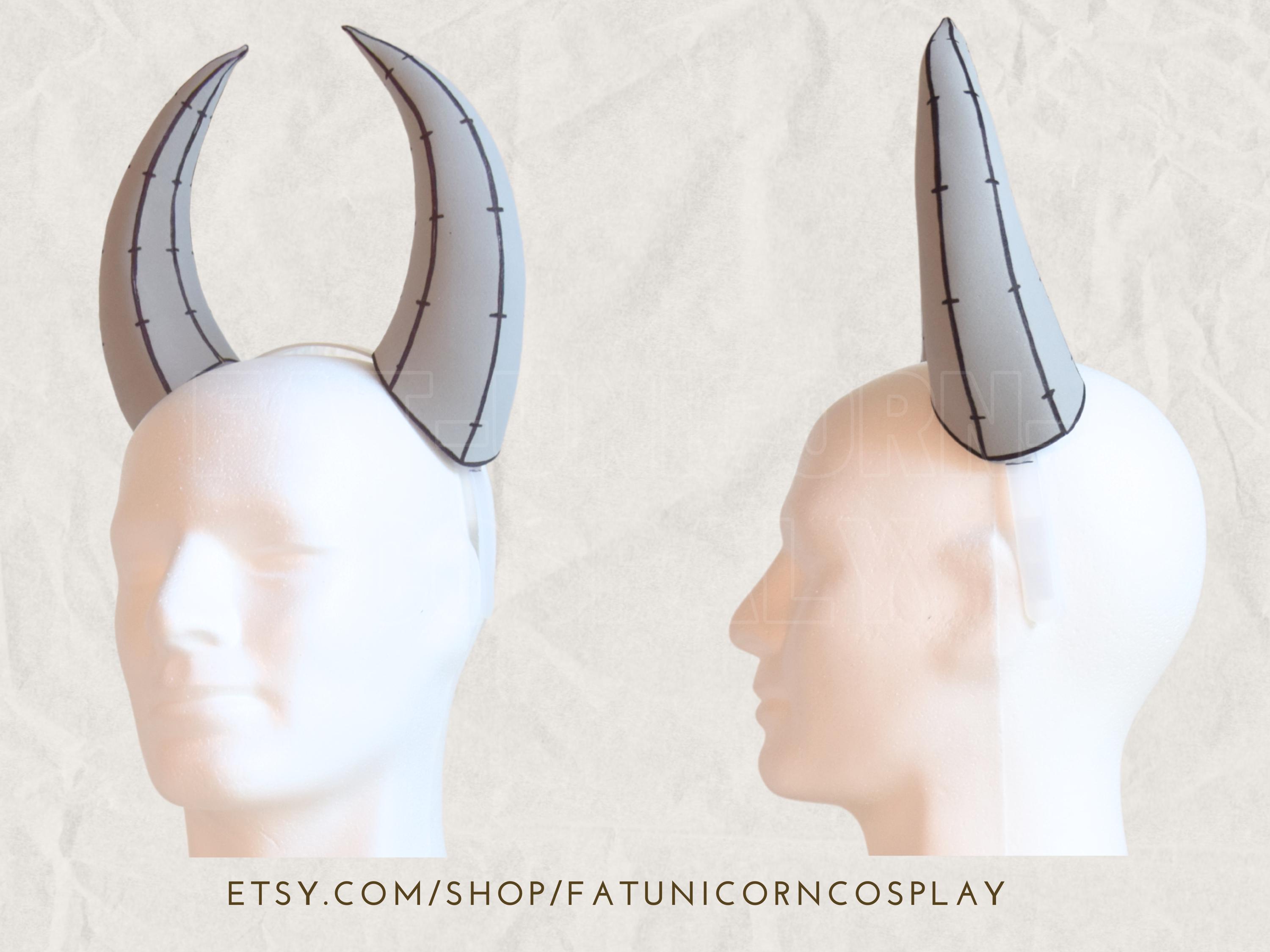 DIY Spiky Foam Horn Pattern, Cosplay Horns, Dragon Horns, Ram Horns ...