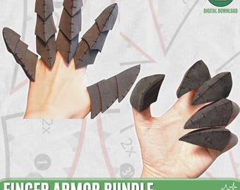 DIY Segmented Finger Armor / Cosplay Armor / Costume Armor/ Medieval ...