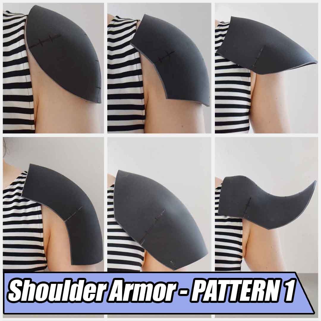 Cosplay / Larp Shoulder Armor / Pauldron Pattern Collection - Digital ...