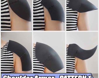 Shoulder / Pauldron Armor Pattern Collection 1&2: Fantasy, Medieval ...