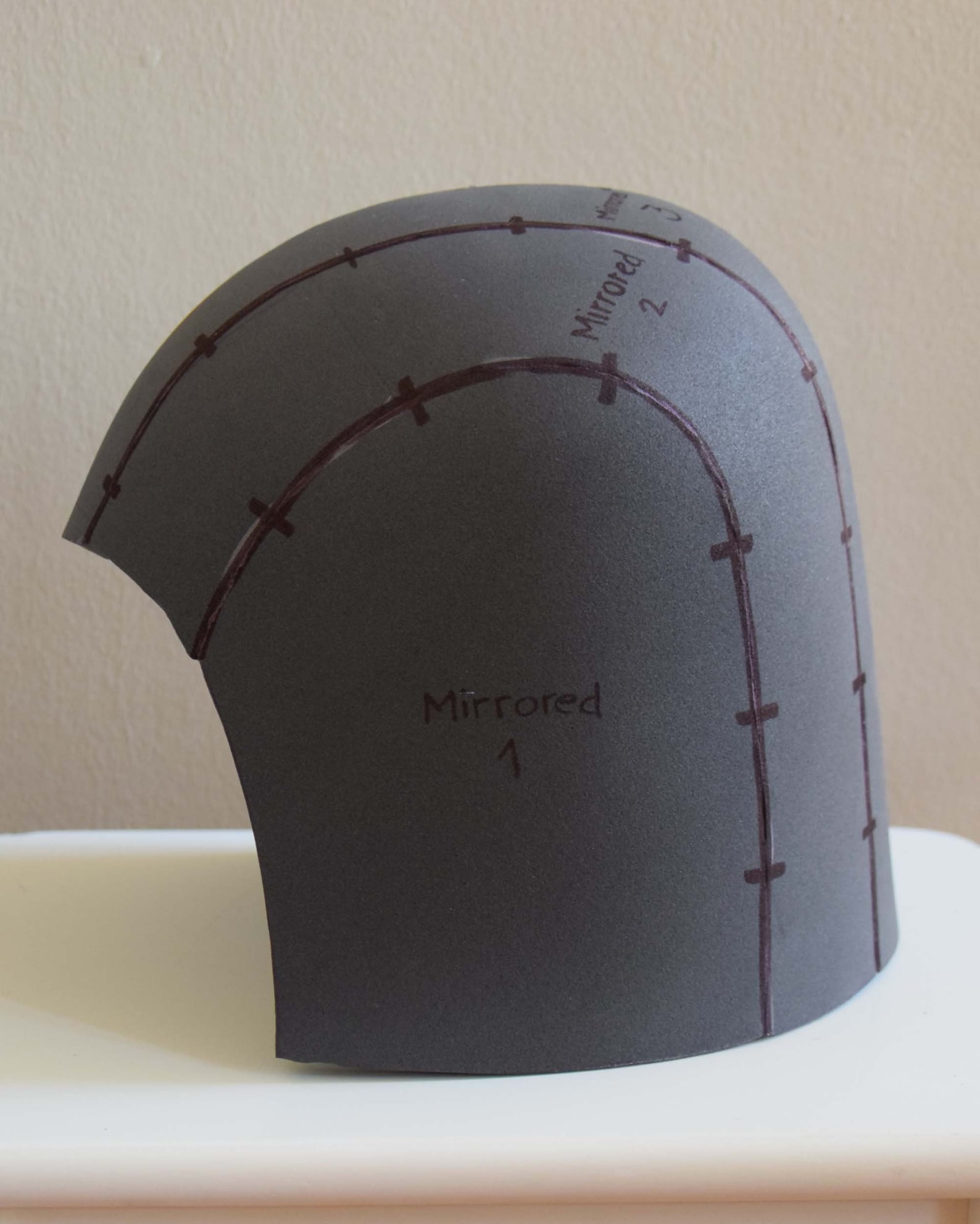 DIY Basic Helmet Pattern / Larp Pattern / Medieval Pattern/ Cosplay ...