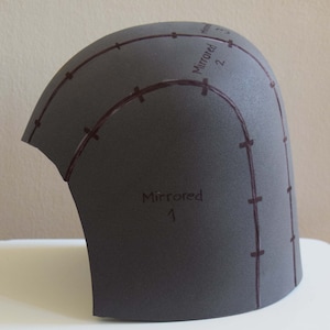 DIY Basic Helmet Pattern / Larp Pattern / Medieval Pattern/ Cosplay ...