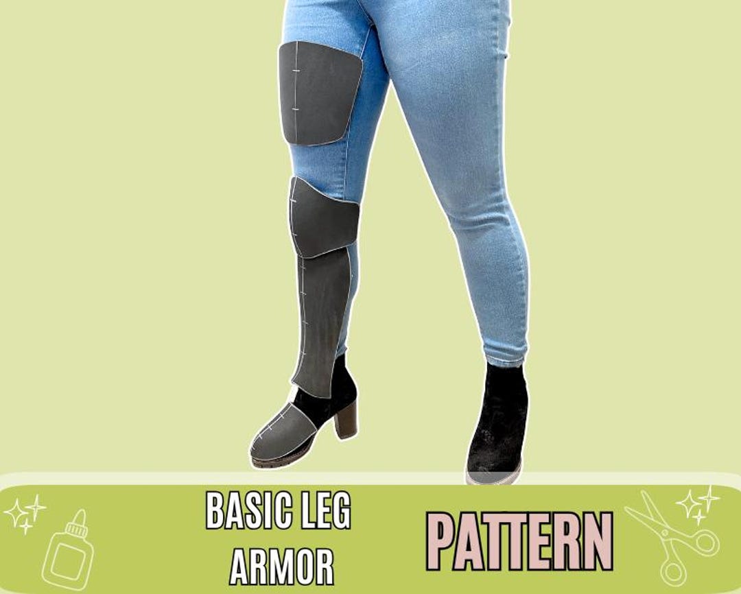 Beginner Friendly DIY Leg Armor Set | EVA Foam Cosplay Leg Armor ...