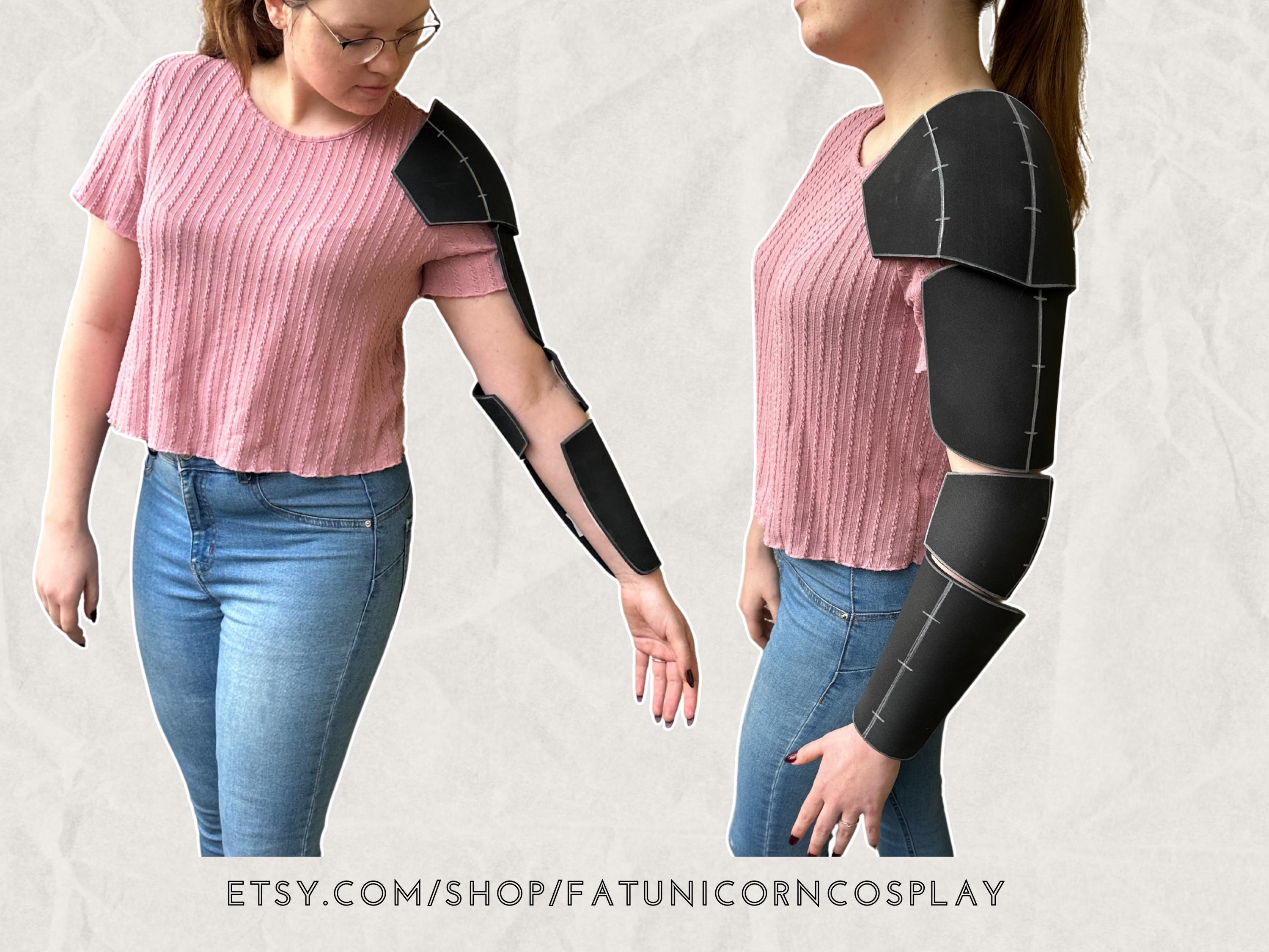 Beginner Complete Arm Armor EVA Foam Patterns | Fantasy Cosplay & LARP ...